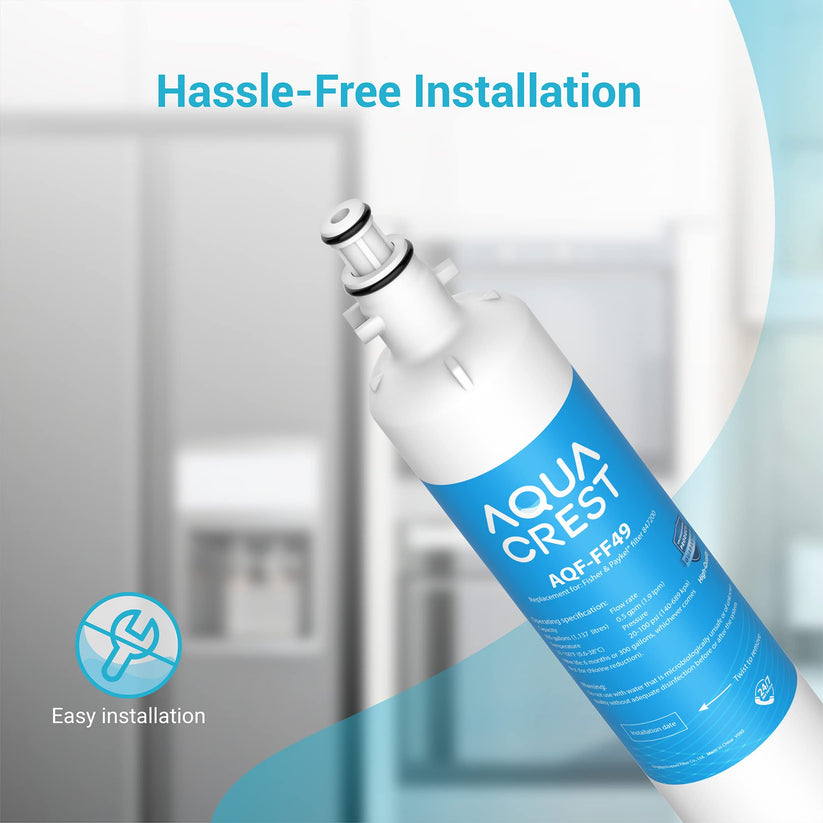 AQUA CREST 847200 Refrigerator Water Filter Replacement for Fisher & P
