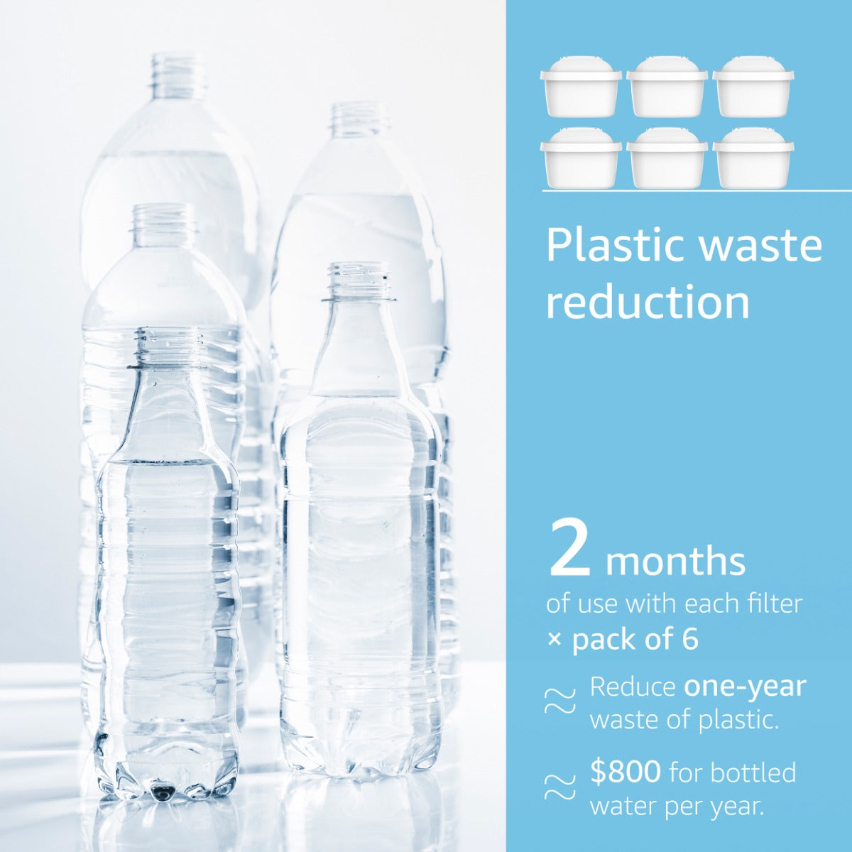 Replacement for Brita Mavea Maxtra Water Filter - AQUACREST 07