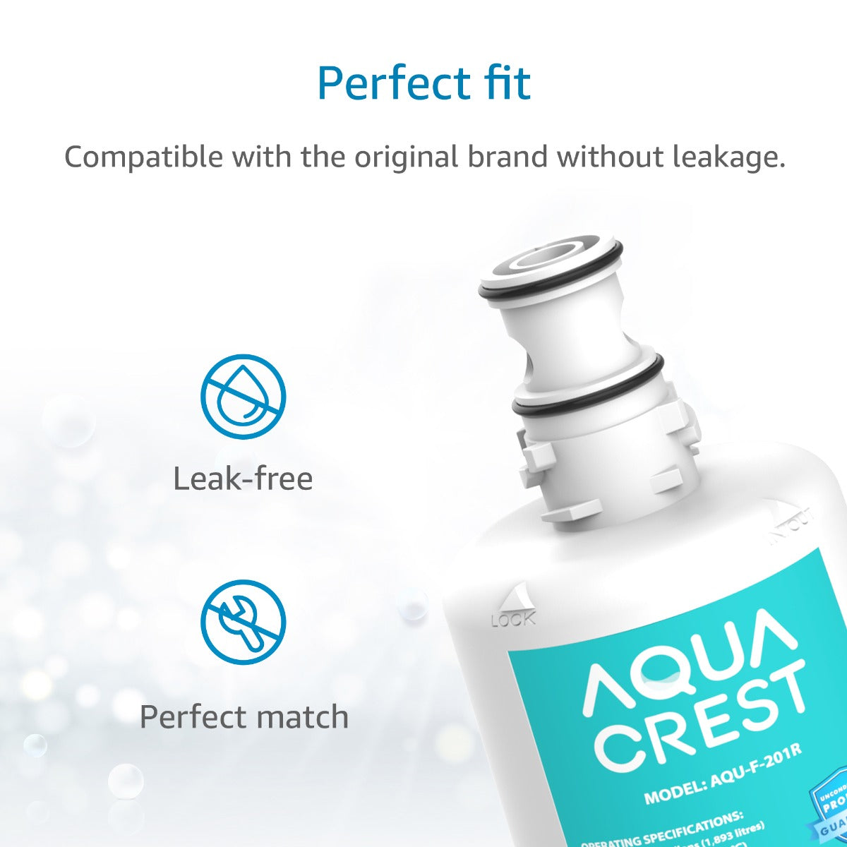 AQUACREST Replacement for Insinkerator F-201R water filter