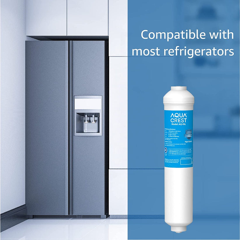 Inline Ice Maker and Refrigerator Filter - AQUACREST INL-S