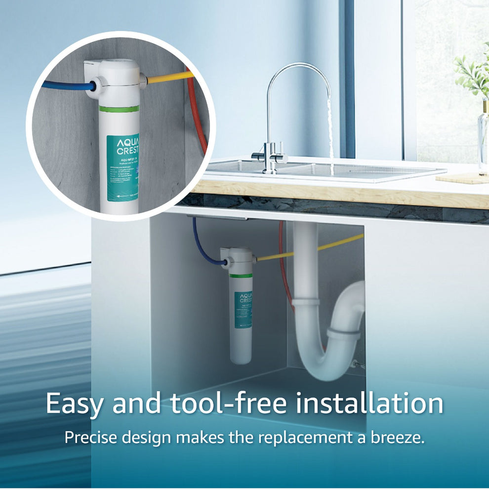 AQUACREST Replacement for GE FQK1K Inline water filter