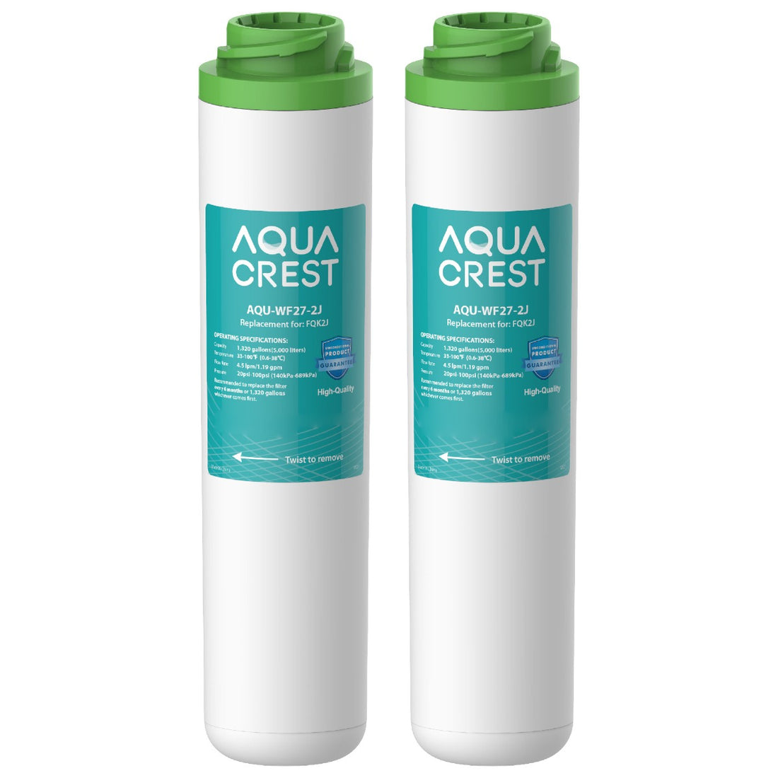AQUACREST Replacement for GE FQK2J Inline water filter
