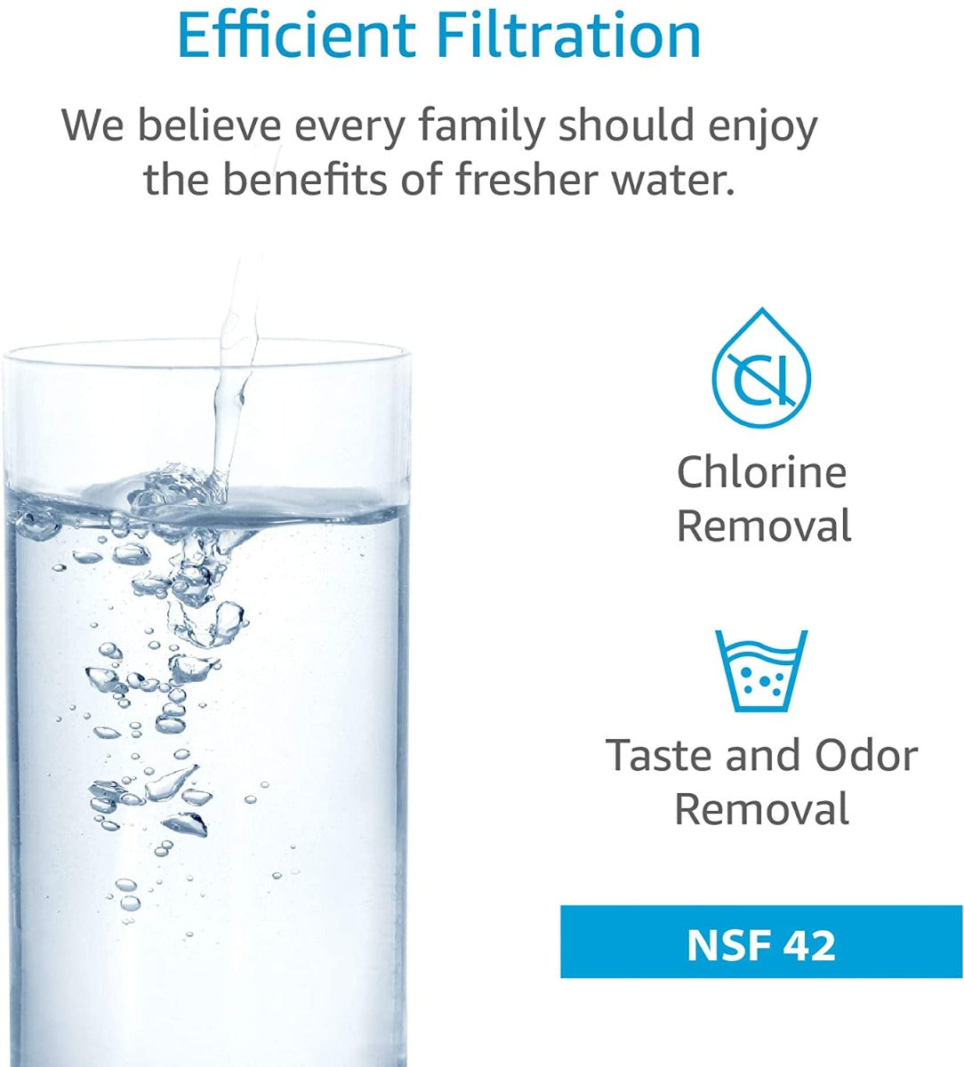 AQUACREST Replacement for LG LT700P Fridge Water Filter