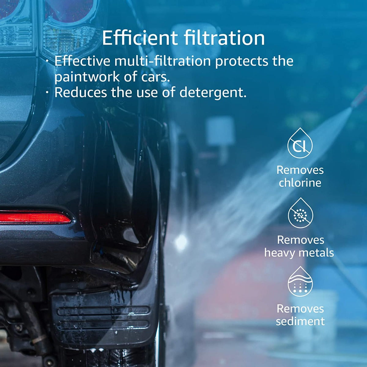 Flexible Water Filter With Hose Protector - AQUACREST CWS